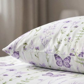 Bavlněný povlak na polštář Motýlí snění Velikost: 70 x 90