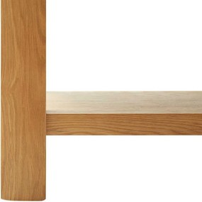 Konferenční stolek 90 x 45 x 40 cm masivní dubové dřevo 289194