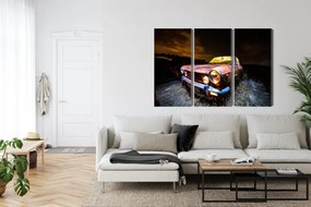 Vícedílný obraz Staré Opuštěné Auto 3D Nedostatek Nedostatek Plátno Canvas 150x100