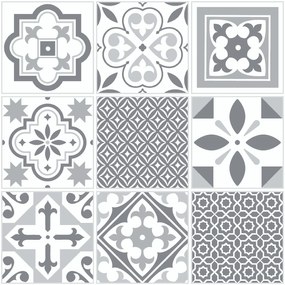 D-c-fix Podlahové samolepící čtverce - Kostky šedobílé rozměr 30,5x30,5 cm, balení 11ks, 2745061