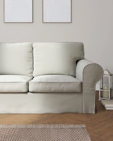 Potah na pohovku IKEA  Ektorp 3-místná, rozkládací STARÝ MODEL PIXBO barva zelená látka sametová