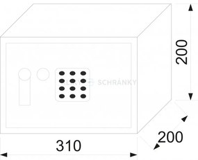 RS.20.EDK elektronický sejf