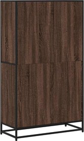 Knihovna hnědý dub 80,5 x 35 x 139 cm kompozitní dřevo 3300849