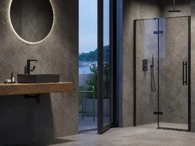 Ravak Cool! - Sprchové dveře 120x195 cm, černá/čiré sklo X0VVGC300Z1