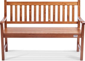 Zahradní dřevěná lavička 127cm