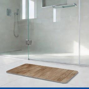 Z křemeliny koupelnová předložka v tmavě přírodní barvě 39x60 cm Argiri – Wenko