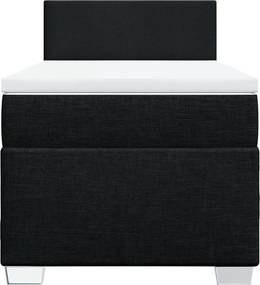 Box spring postel s matrací černá 80 x 200 cm textil 3288010