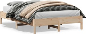 vidaXL Rám postele 150 x 200 cm masivní borovice [842694] Barva: Přírodní