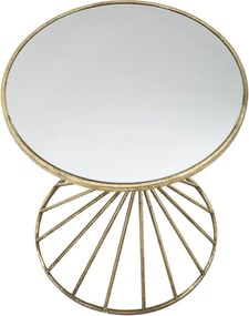 Odkládací stolek Hypnos 50 cm zlatý