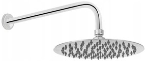 Invena Dafni, podomítková sprchová sada s dešťovou hlavovou sprchou 25cm, chrom lesklý, INV-BS-88-0O2-A