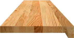 Nášlapy na schody 8 ks světle hnědé 120x30x2 cm masivní dub 3282976