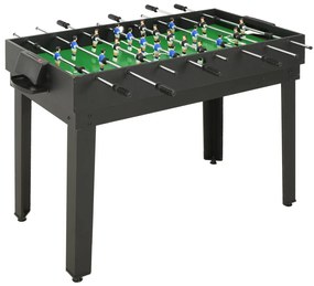 vidaXL 15 v 1 Multifunkční herní stůl 121 x 61 x 82 cm černý
