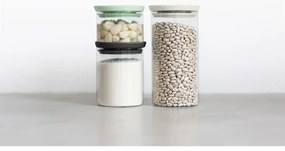 Brabantia Sada 3 ks skleněných dóz mix barev