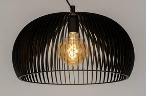 Závěsné designové svítidlo do obýváku Santora Nero Marco