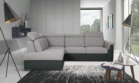 Casarredo - Komfort nábytek Rohová sedací souprava VIOLET, rozkládací s úložným prostorem, levá, látky A1