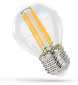 LED filament žárovka BALL G45 E27 6W 1800K 540 lm