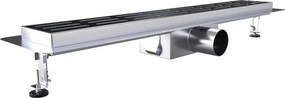 C-DRAINWELL 100 Chrom Odtokový podlahový žlab, kostky