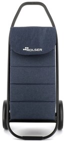 Nákupní taška na kolečkách 53 l Com Tweed Polar Black Tube – Rolser