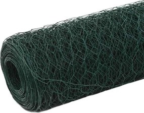Pletivo ke kurníku ocel PVC vrstva 25 x 1,2 m zelené 143266