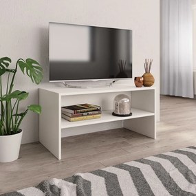 vidaXL TV stolek 80 x 40 x 40 cm kompozitní dřevo [800056] Barva: Bílá