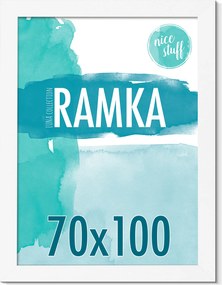 Rámeček 70x100 B1 Rámeček Na Fotografie Plakát Rámečky na fotografie bílá 100x70