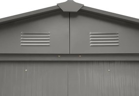 Zahradní domek BestBerg ZDB-7SD / 7,2 m² / 301 x 238 x 214 cm / dekor bílé dřevo/šedá