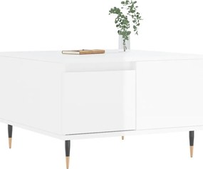 vidaXL Konferenční stolek 55x55x36,5 cm kompozitní dřevo [830750] Barva: Bílá