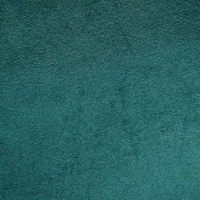 Kvalitní sametové závěsy tyrkysové barvy na kruhy Délka: 250 cm