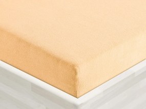 Froté napínací prostěradlo FR-004 Meruňkové 90 x 220 - výška 20 cm