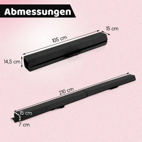 Costway Kladina gymnastická kladina 210 cm skládací gymnastická