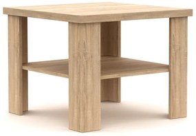 Konferenční stůl Albert 70×70 dub bordeaux