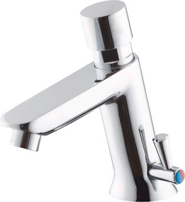 Deante Washbasin tap, self-closing, s temperature control - without closing plug