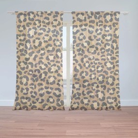 Sablio Záclony Gepardí vzor: 2ks 150x250cm