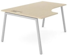 NARBUTAS - Rohový pracovní stůl NOVA A levostranný 160x120 cm