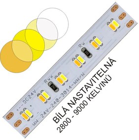 CTA LED pásek 3014 240 WIRELI 1500lm 12W 0,5A 24V (variabilní bílá)