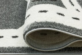Dětský koberec Lima C260C šedý/krémový