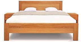 Postel Postelia ONTARIO Dub 140x200 - Dřevěná postel z masivu, dubové dvoulůžko o šíři masivu 3,7 cm