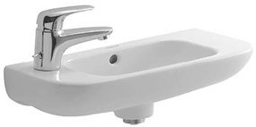 Duravit D-Code - umývátko 50x22cm, otvor vlevo 07065000092