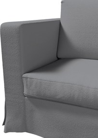 Potah na pohovku IKEA  Karlanda 3-místná nerozkládací, dlouhý barva šedá látka pletený vzor