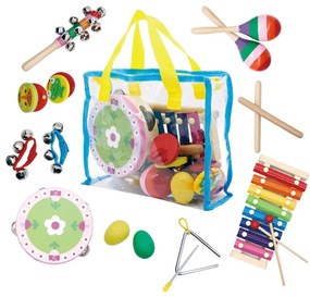 Sada hudebních nástrojů pro děti + taška