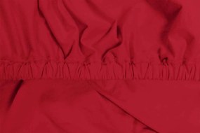 Jersey prostěradlo světle červené na výšku matrace do 20 cm Velikost: 60 x 120