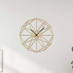 dřevo života Nástěnné hodiny KONSTRUKT Barevný vzor: Buk, Velikost hodin: 50x50