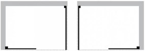 BESCO Walk-in sprchová zástěna EXCEA BARVA rámu - Černá, Rozměr A - 100 cm, Rozměr B - 90 cm, Rozměr C - 190 cm, Směr zavírání - Univerzální Levé / Pravé, Výplň - Čiré bezpečnostní sklo - 8 mm BCEXCEA9010