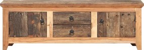 TV stolek 120 x 30 x 40 cm masivní akácie a recyklované dřevo 320380