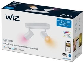 WiZ - LED RGBW Stmívatelné bodové svítidlo IMAGEO 2xGU10/4,9W/230V Wi-Fi