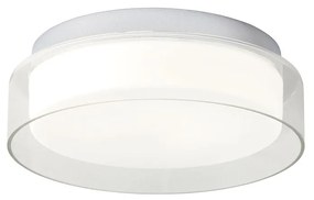 Redo 01-1453 Naji, skleněné koupelnové stropní svítidlo LED 12W 3000K, průměr 30cm, IP44