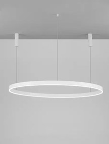 LED lustr Motif 150 bílé stmívatelné