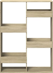 Knihovna dub sonoma 100 x 33 x 135 cm kompozitní dřevo 3309386