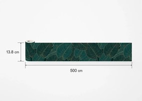 Samolepící bordura na zeď Divoká Bujná Zeleň | 5 m x 13.8 cm | DWB8299