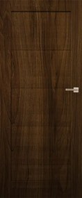 Interiérové dveře vasco doors SANTIAGO plné, model 1 Průchozí rozměr: 70 x 197 cm, Orientace dveří: Levé dveře, Dekor: Dub stříbrný